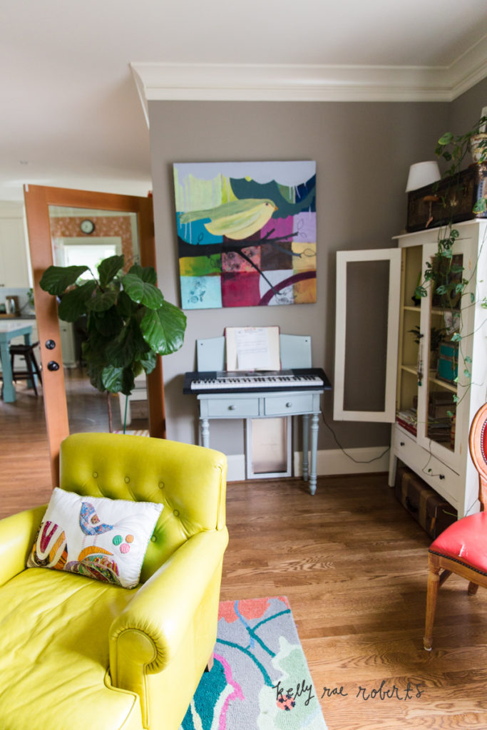 House Tour: Our Living Room - Kelly Rae Roberts